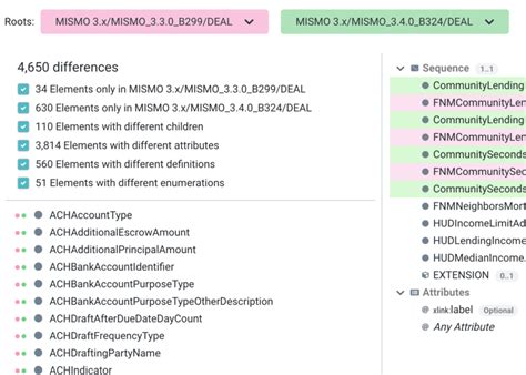online xml schema diff and compare