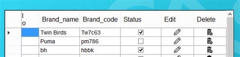 how to add edit and delete button code in