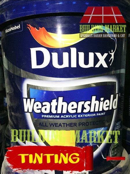 Jual Cat Tembok Tinting Dulux Weathershield Exterior Warna Tua 20 Liter