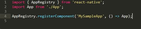 react native folder structure code structure imports
