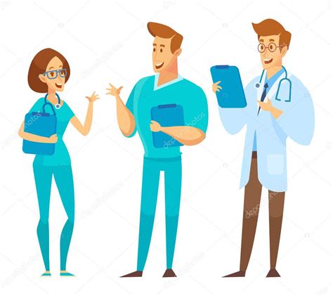 equipos medicos y de enfermeria en el fondo blanco descargar vectores
