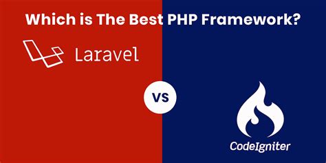 laravel vs codeigniter which php framework is best for development