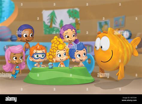 Bubble Guppies Top Row From Left Goby Oona Bottom Molly