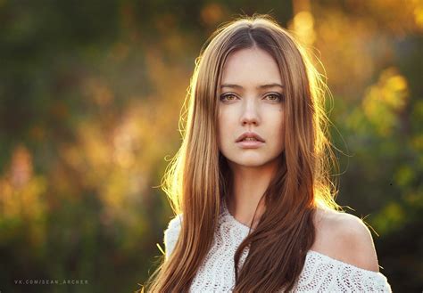 Wallpaper Women 500px Model Blonde Depth Of Field Straight Hair