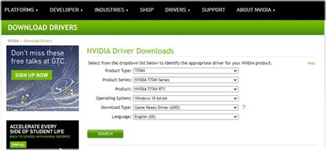 how to download and update nvidia geforce gtx 1660 super driver