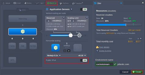 deploy socketstream into jelastic nodejs Сloud virtuozzo
