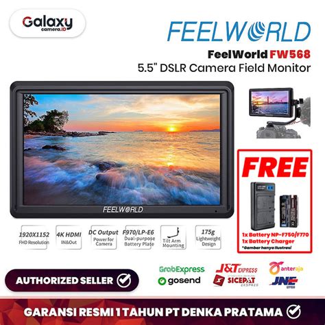 Feelworld Fw568 5 5 Inch Dslr Camera Field Monitor Lazada Indonesia