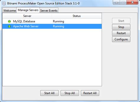 bitnami apache web server stopped unbrick id