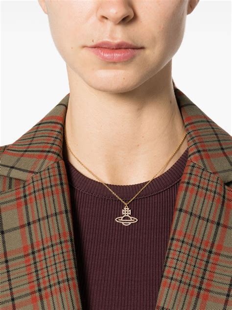 Vivienne Westwood Orb Plaque Pendant Necklace Farfetch