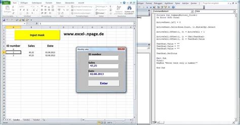 entwicklung von programmen in excel excel vba