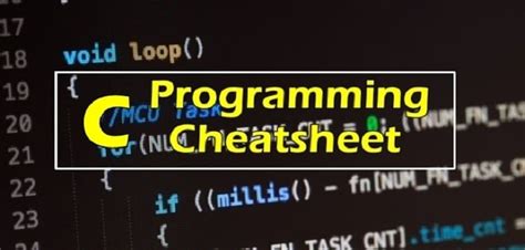c programming cheat sheet freelancinggig blog