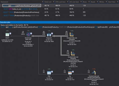 sql server query execution plans understanding and