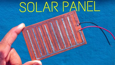 How To Make Solar Panel Solar Cell At Home Youtube