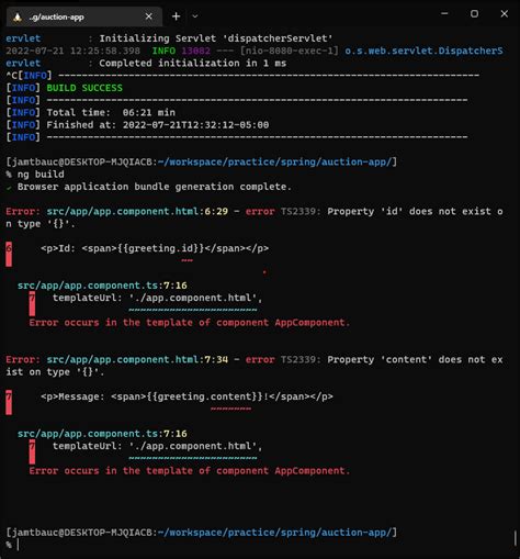 spring angular error src app ponent error ts2339