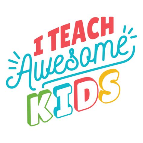 Diseño Png Y Svg De Enseñe A Los Niños El Diseño De Letras