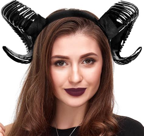 Collection Boutic Atrofy Devil Horns Headband Black Demon