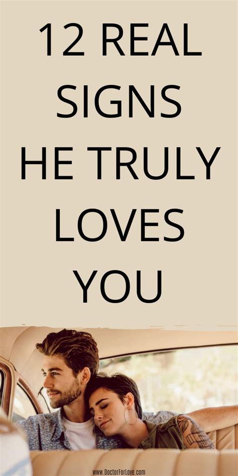 12 True Signs He Loves You Deeply How To Show Love Signs He Loves