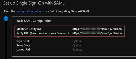 saml 2 0 configuration device42 documentation device42