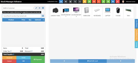 provide web based php pos point of sale with stock manager by kazimking