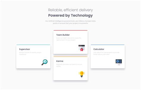 frontend mentor responsive four card section using html and css