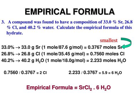 Ppt Empirical Formula Powerpoint Presentation Free Download Id 662576