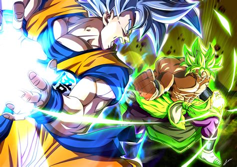 Dragon Ball Super Broly Vs Goku Hd Wallpaper By Duy Anh Nguyen