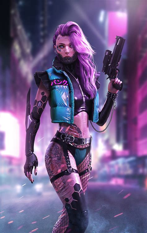 Artstation Cyberpunk Killer