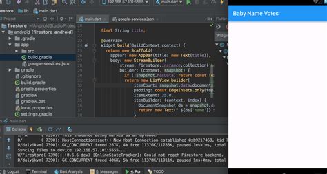 codelab firestore flutter example is not working · issue 18227
