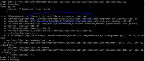 node js passing filename dynamically python 3 6 5 stack overflow