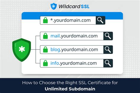 how to choose the right ssl certificate for unlimited subdomain