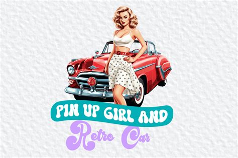 Pin Up Girls Clipart Design Graphic By Craft Sublimation · Creative Fabrica