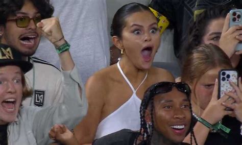 Selena Gomez Lionel Messi Reaction During Inter Miami Lafc Is Meme