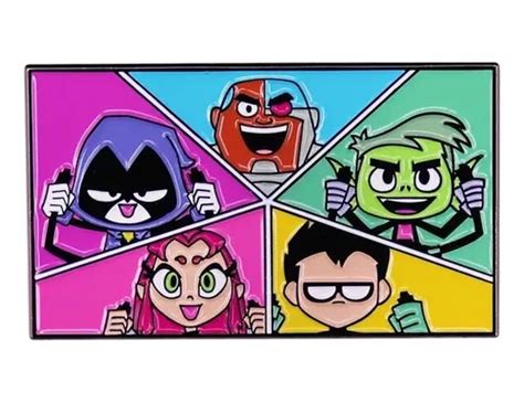 Pins Teen Titans Go Jóvenes Titanes Broches Metálicos