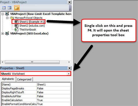 row limit in excel steps and shortcut keys to apply row