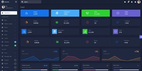 atlantis lite flask dashboard dark version appseed