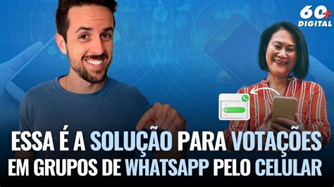 Essa é A Solução Para Votações Em Grupos Do Whatsapp Pelo Celular