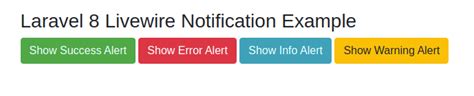 laravel 8 livewire notification tutorial with example