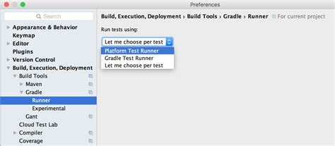 gradle run junit test in intellij idea 14 without