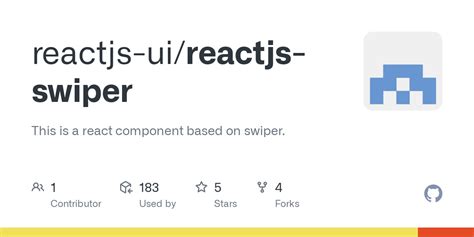 github reactjs ui reactjs swiper this is a react component based on
