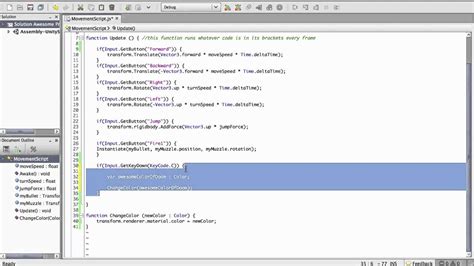 unity scripting tutorial part 3 youtube