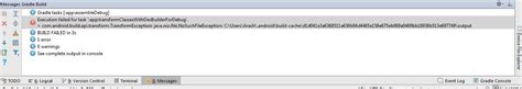 android gradle error when i wanna run the project on