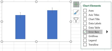 how to add error bars to graphs in microsoft excel
