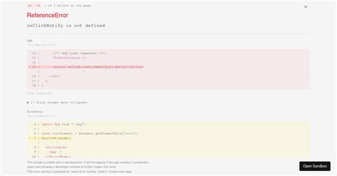 react nextjs toast examples codesandbox