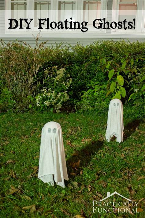 Diy Floating Halloween Ghosts For Your Yard – Practically Functional
