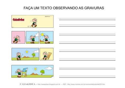 Casaandidea Produção De Texto Em Historia Em Quadrinhos Série Apoio