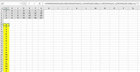 how can i convert table into single column in excel microsoft community