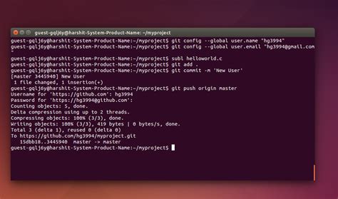 how to install configure and use git on ubuntu geeksforgeeks