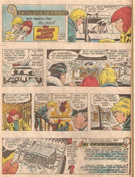 sunday comics debt can you solve the mystery