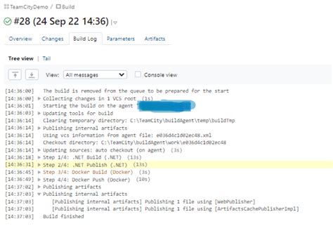 continuous integration of core application using teamcity github
