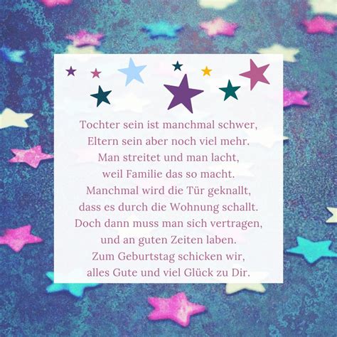 Geburtstagswünsche Für Tochter 40 Sprüche Gedichte And Glückwünsche